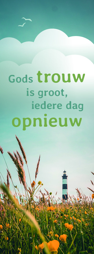 Gods trouw is groot - Boekenleggers - Baaij Light Cards Webshop