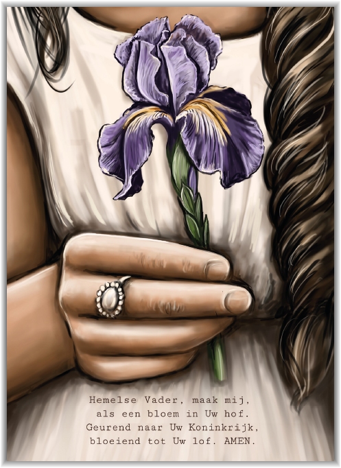Poster A4 Hemelse Vader, maak mij - Posters - Baaij Light Cards Webshop